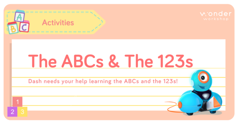 Code the ABCs and the 123s with Dash