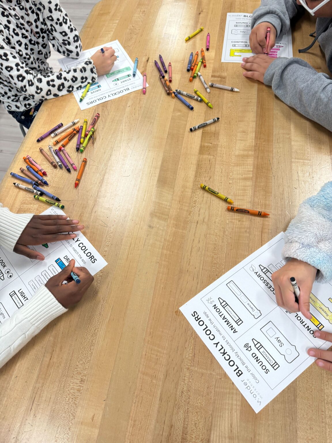 Using Blockly with K-1st Grade Students